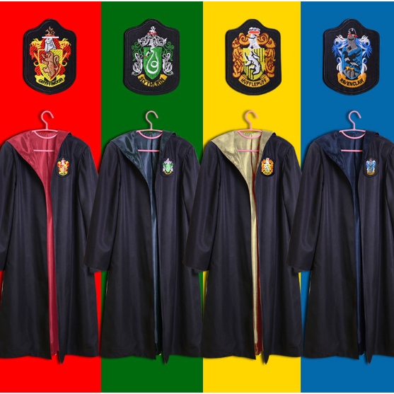 Harry Potter role-play Magic robes Slytherin, Gryffindor, Ravenclaw ...