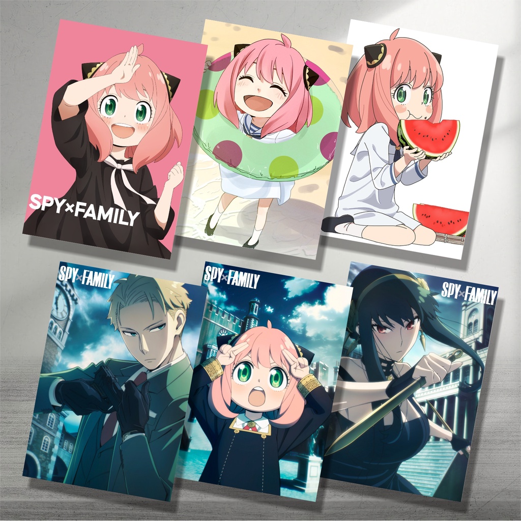 Poster Collection A3 Anime Spy X Family B - Anya Loid Yor Forger ...