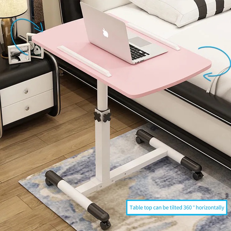 (HOME+) Simple movable laptop table lifting table bedroom folding ...