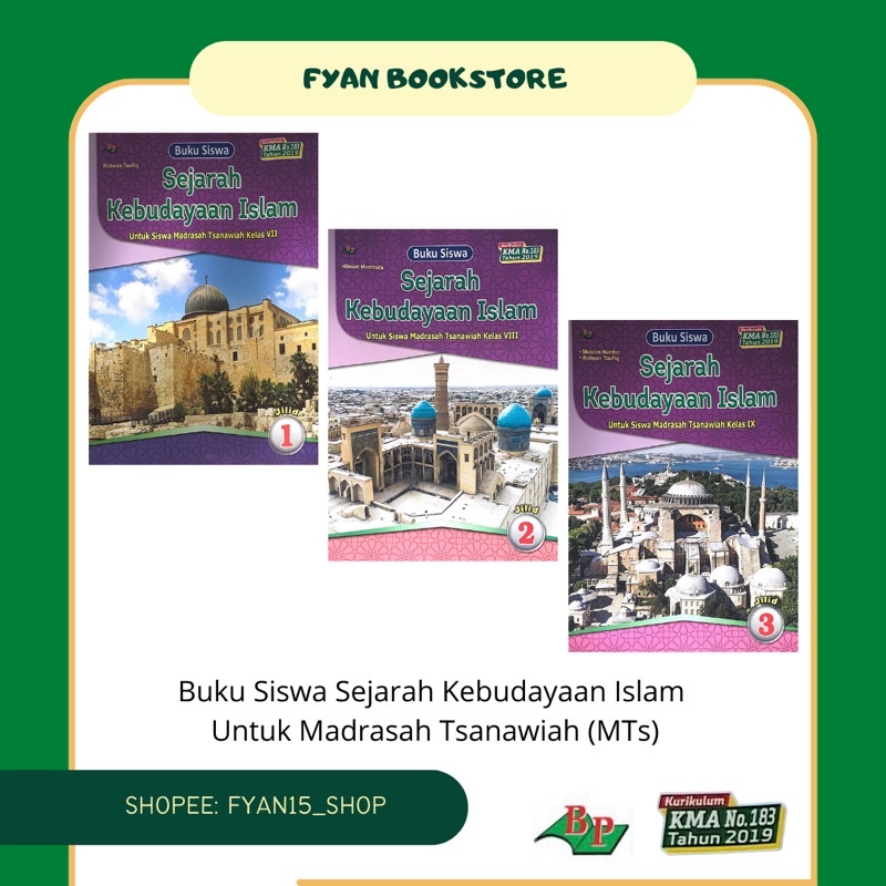 Fyan Book Store: Student Book History of Islamic Culture Madrasah ...