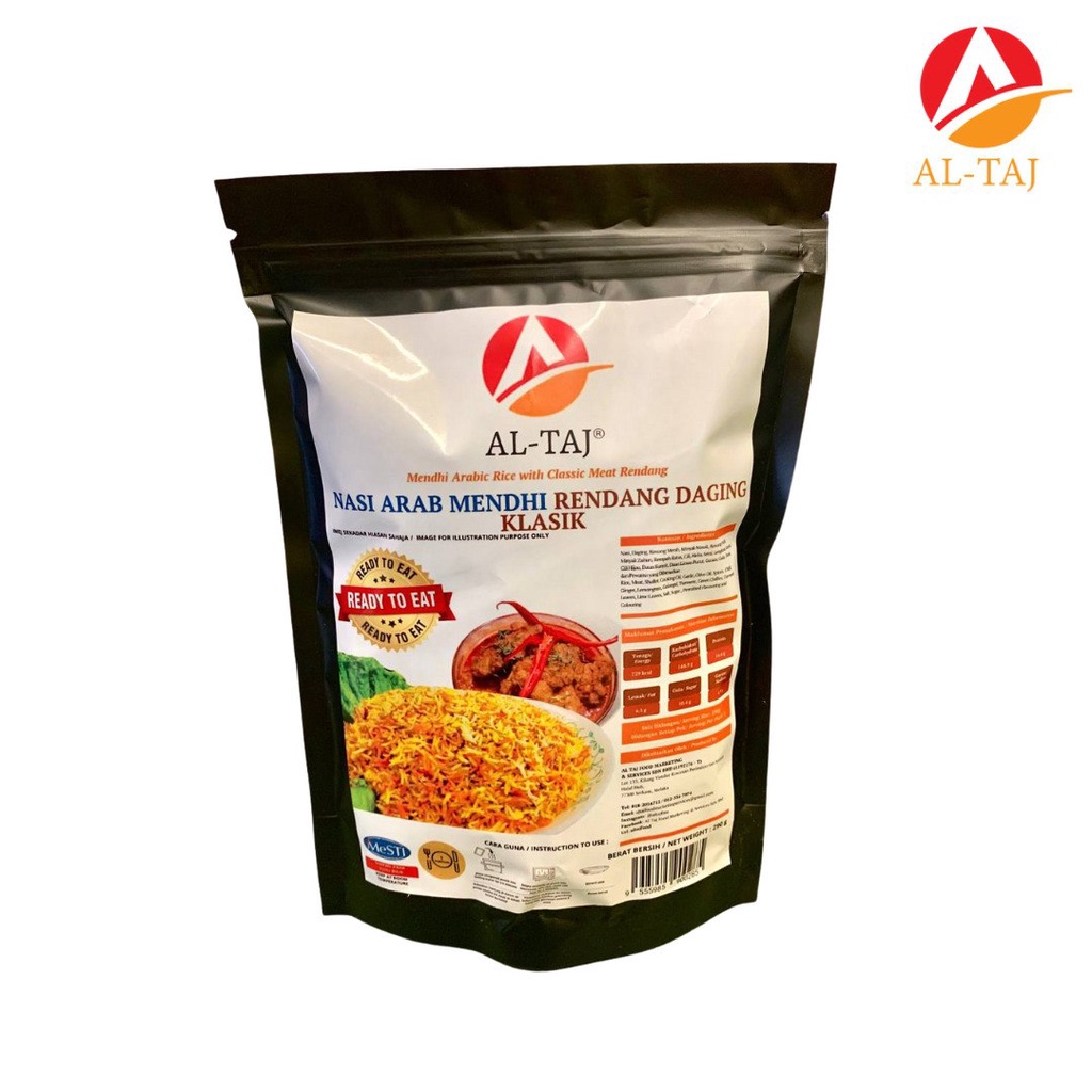 Nasi Arab Mendhi Rendang Daging Klasik (310g) | Shopee Singapore