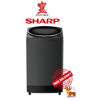 SHARP 10KG ES-W100DS-H Top Load Washing Machine | Shopee Singapore