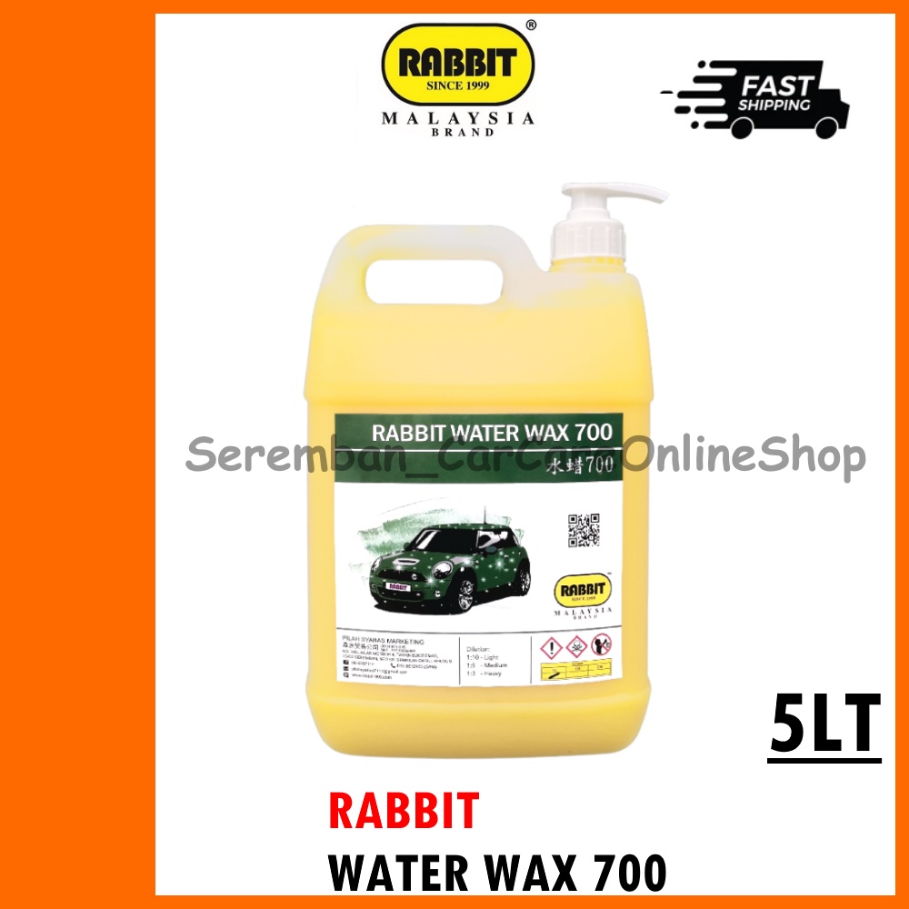 RABBIT WATER WAX 700 - 5lt - Water Wax 5Liter [SpeedWax] / ULTIMATE ...