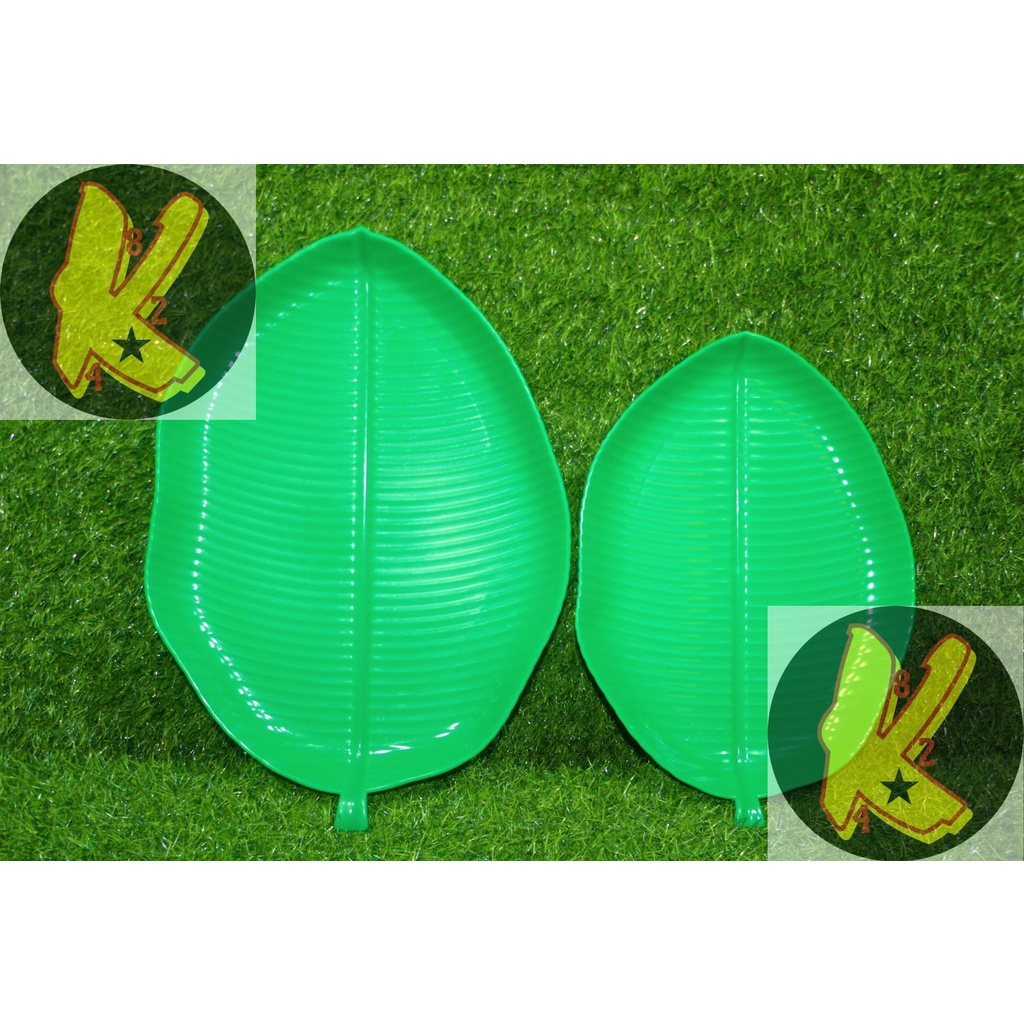 Banana Leaf-Shaped Plate (2 Sizes) | Shopee Singapore