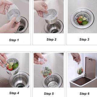 100pcs Kitchen Sink Net Kitchen Sink Drain Filter Strainer Net ...