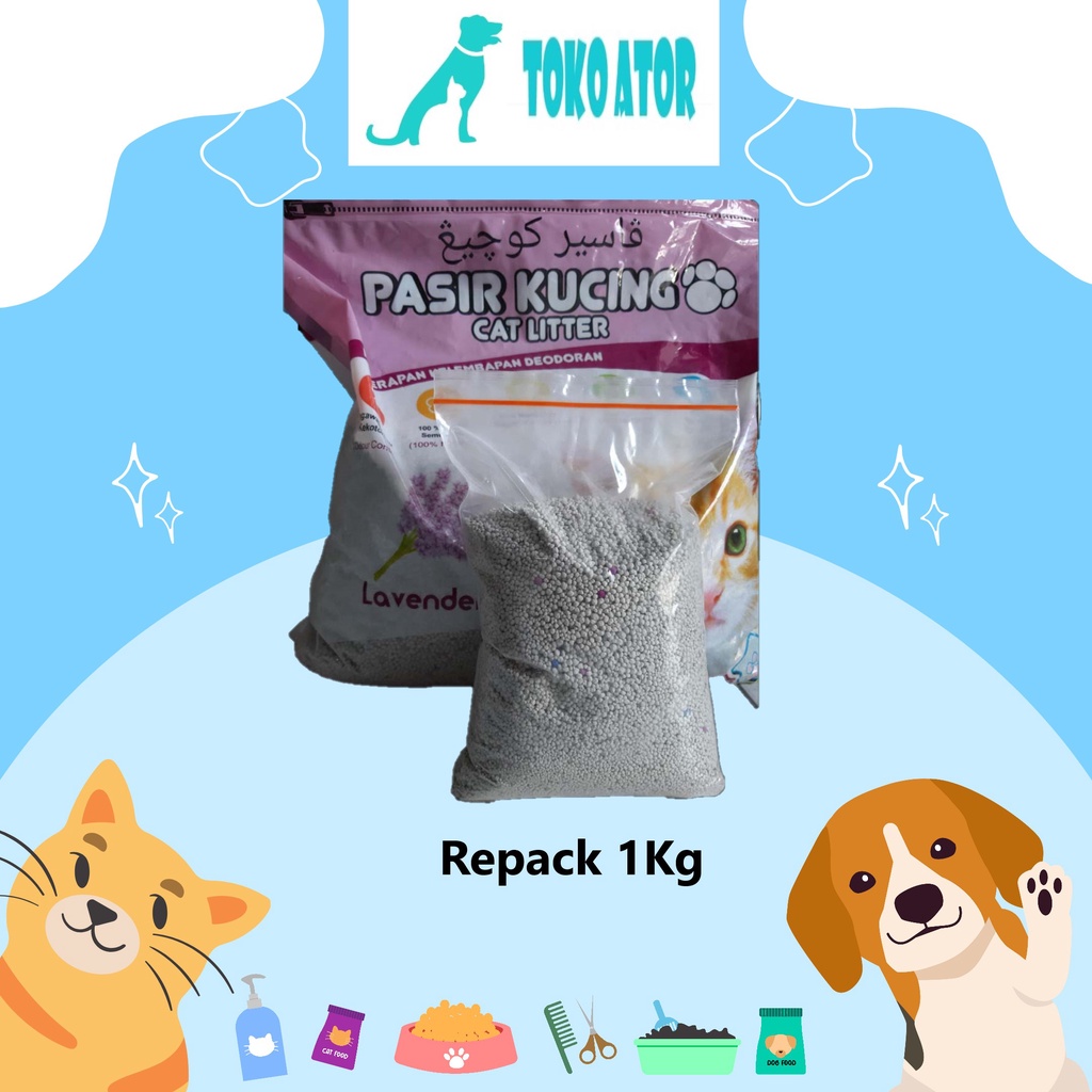 Friend's Sand Cat's Sand Lump Scented Sand Repack 1Kg | Shopee Singapore