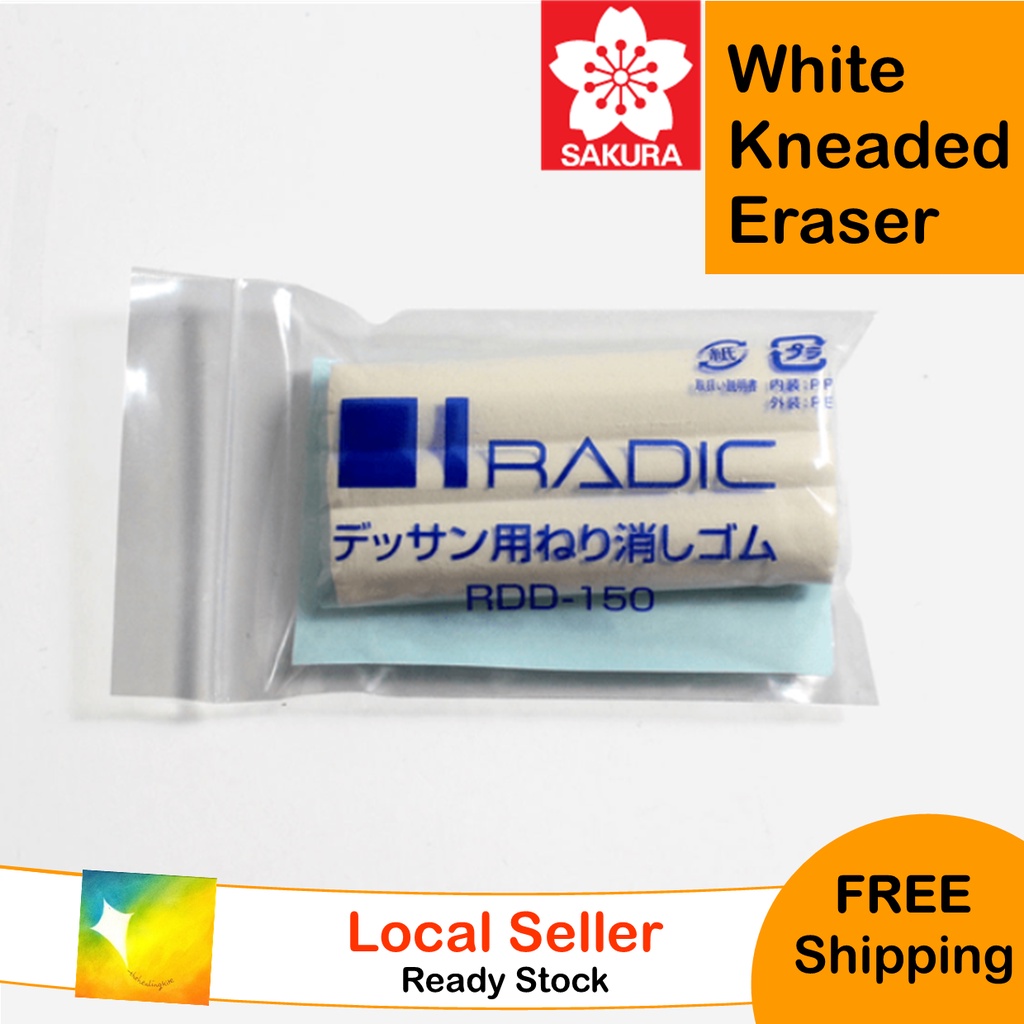 SAKURA Radic Kneaded Eraser - graphite charcoal - pastel nagomi art ...
