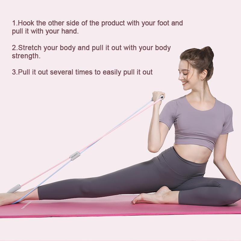 Women's Back Exercise Stretch Elastic Band Yoga Stretch Chest Eight ...