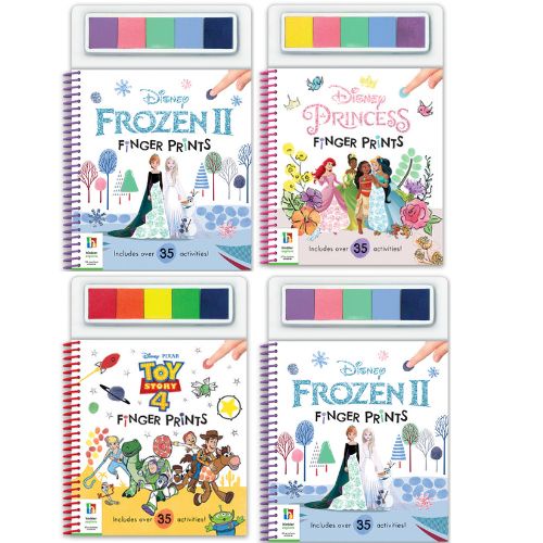 Finger Prints : Disney Frozen 2/Disney Princess/Toy Story 4 (Hinkler ...
