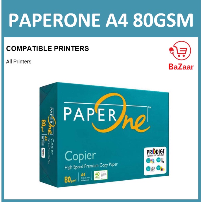 [PAPERS] PaperOne Paper One A4 80gsm Paper Bond Paper (1 ream only ...