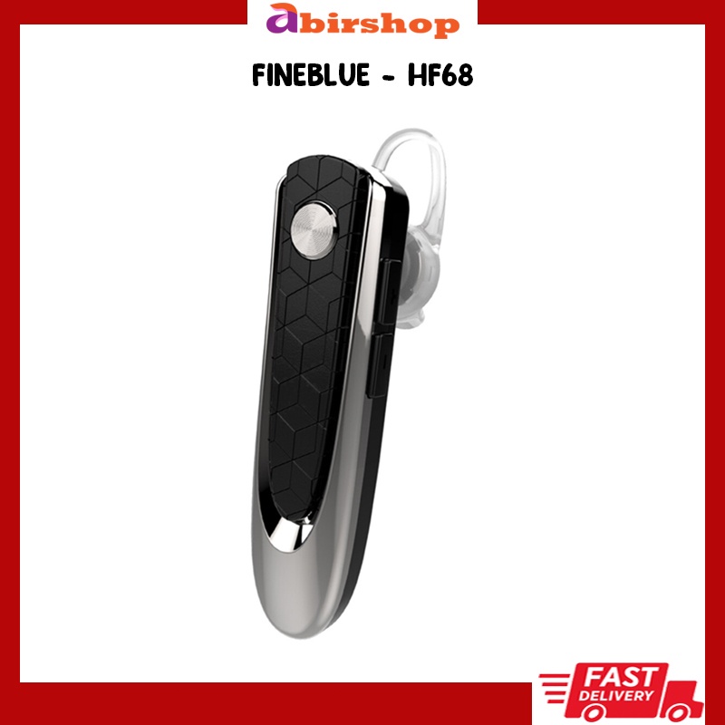 FineBlue HF68 Bluetooth Earphone Single Earbuds Running Headset With ...