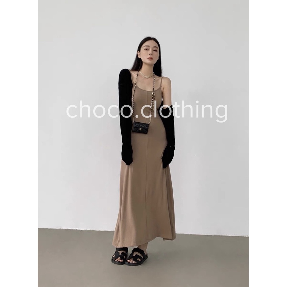 2-strap body maxi dress - long soft elastic strap dress for a very ...