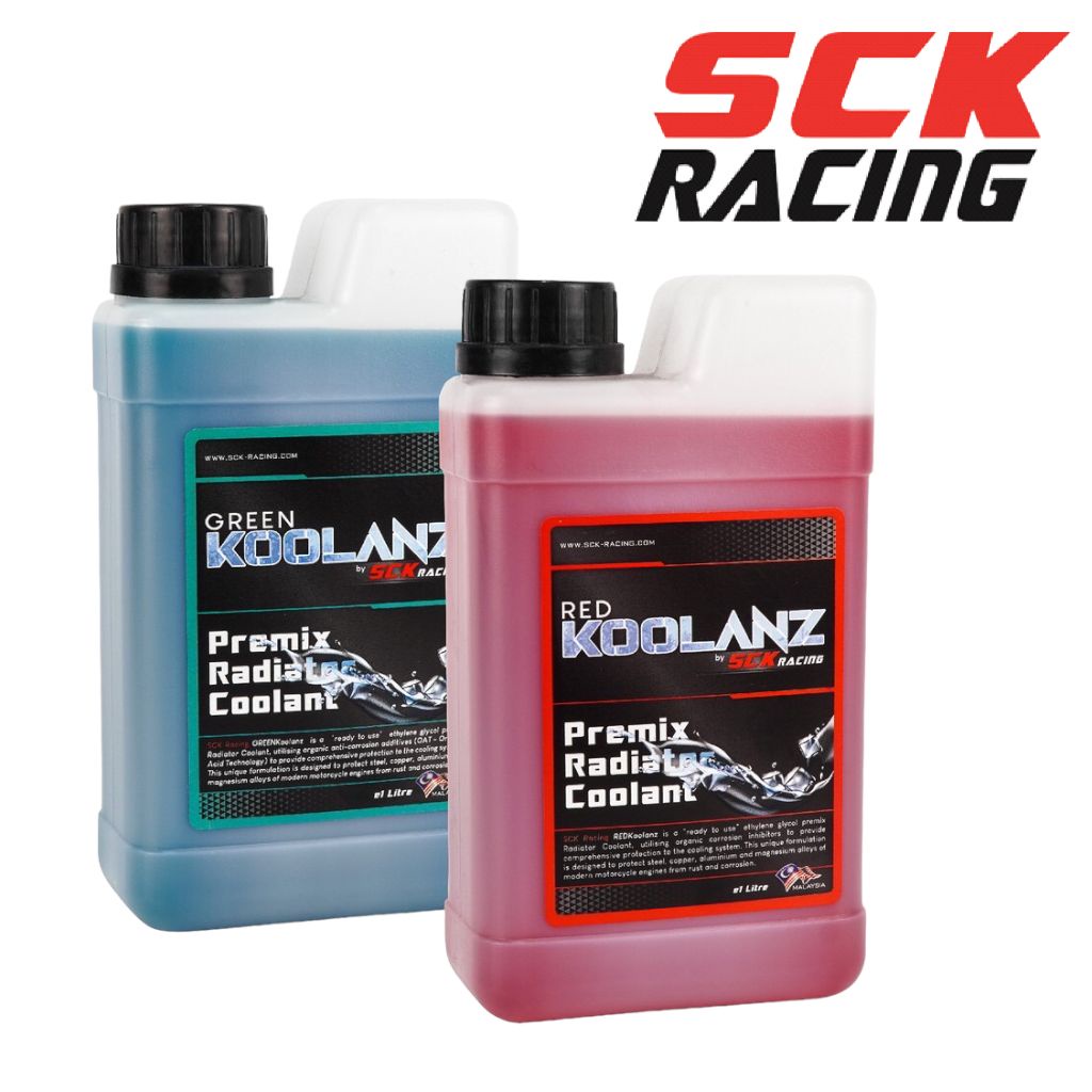 SCK Racing Premix Radiator Coolant 1LITER WATER COOLANT AIR COOLANT ...