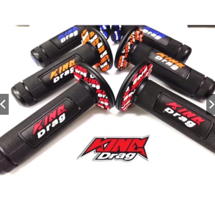 KING DRAG THROTTLE HANDLE GRIP SET (UNIVERSAL) | Shopee Singapore