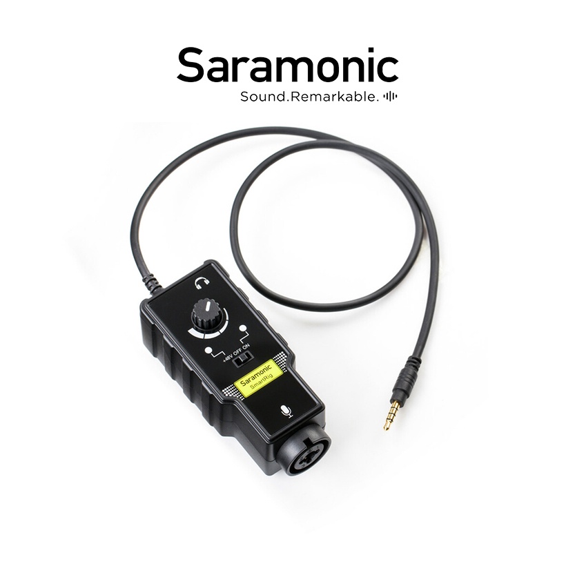 Saramonic SmartRig II 3.5mm TRRS Professional Audio Interface with XLR Mic 1/4 Guitar Adapter ...