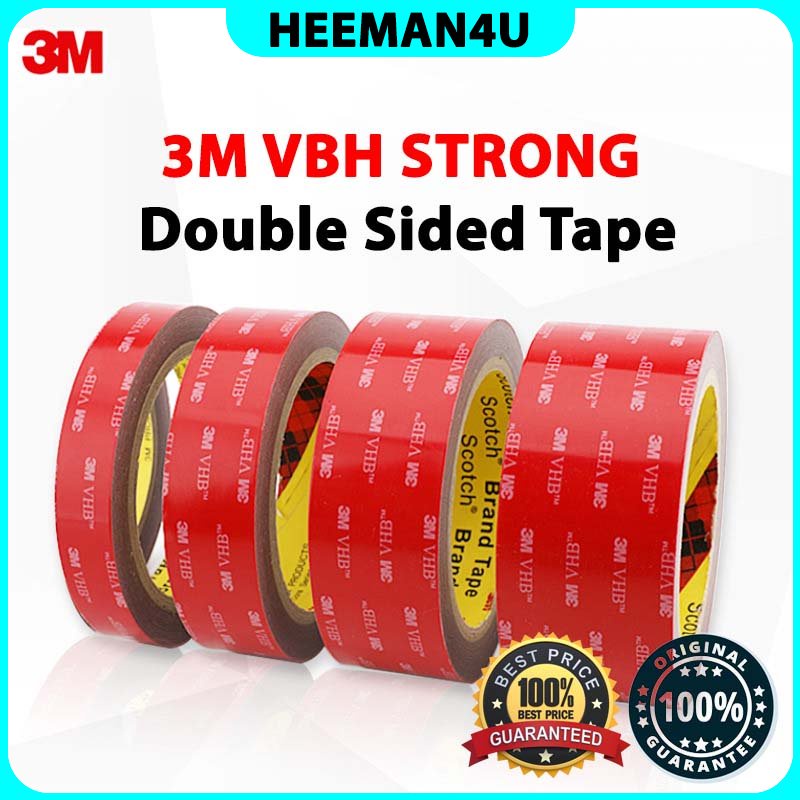 Heeman4u 3M VBH Super Strong Double Sided Tape Double Tape Waterproof ...