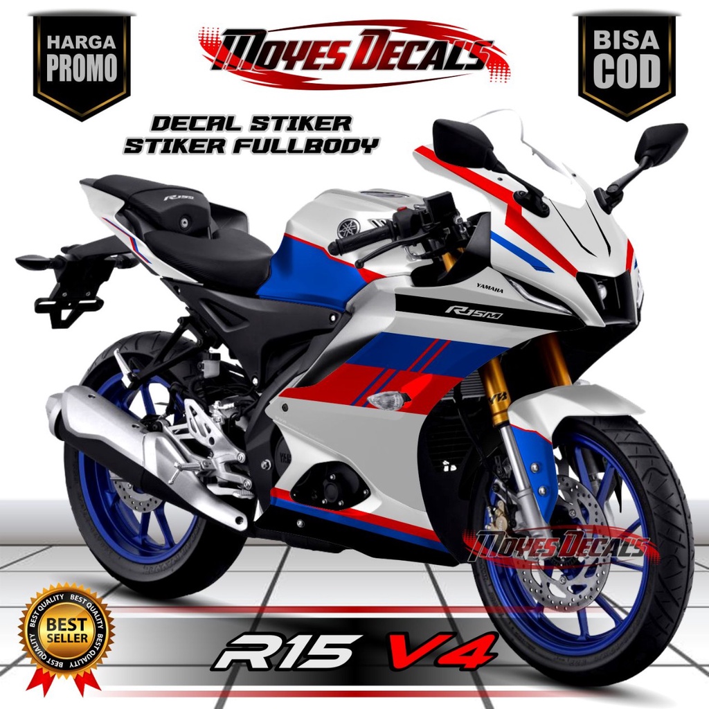 Decal striping sticker r15 v4 motorbike sticker r15 v4 Simple yamaha ...