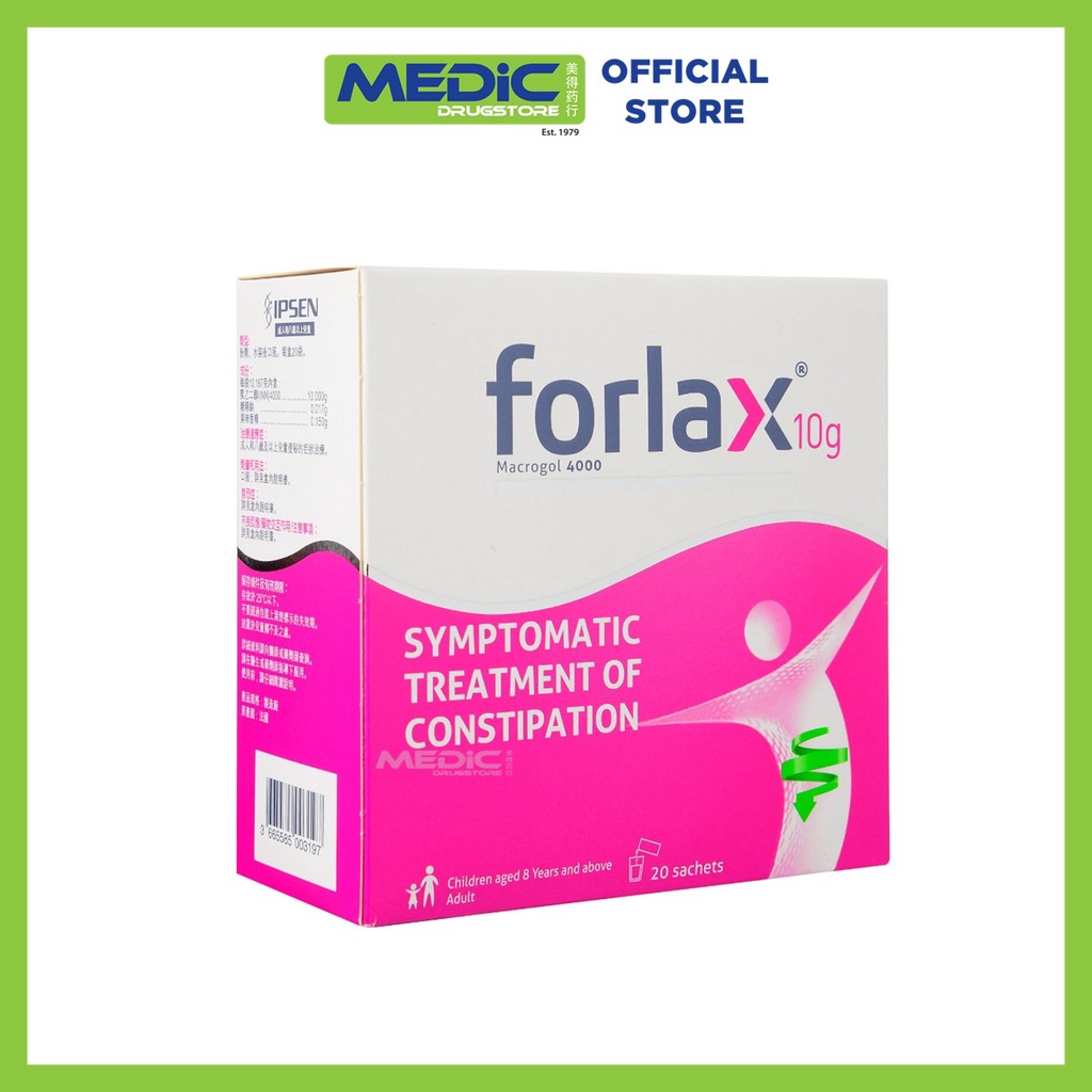 [Bundle of 3] FORLAX Powder For Oral Solution 10G x 20S - By Medic ...