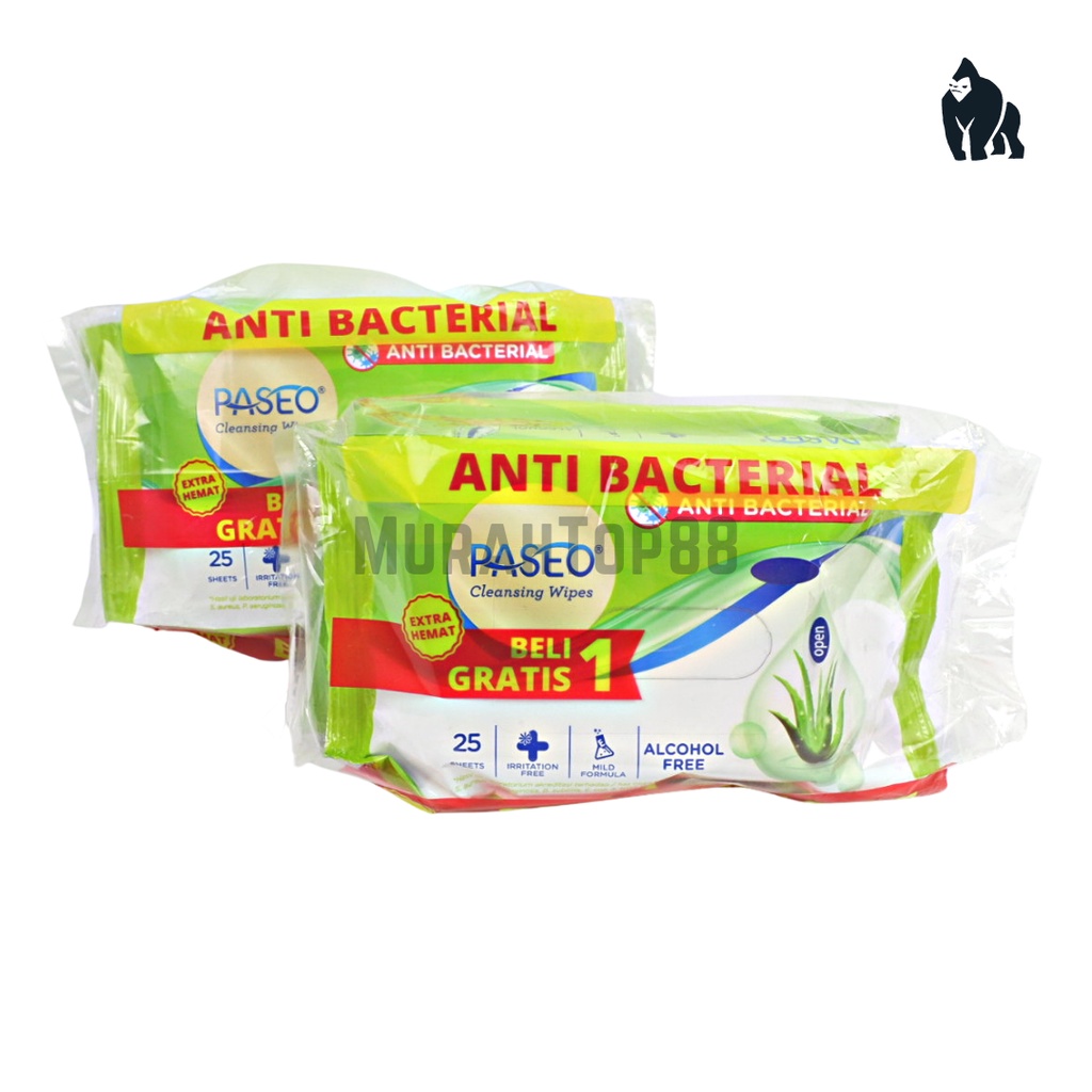 Paseo Anti Bacterial Wet Tissue 25 sheets Buy 1 Get 1 Free / Cleaning ...