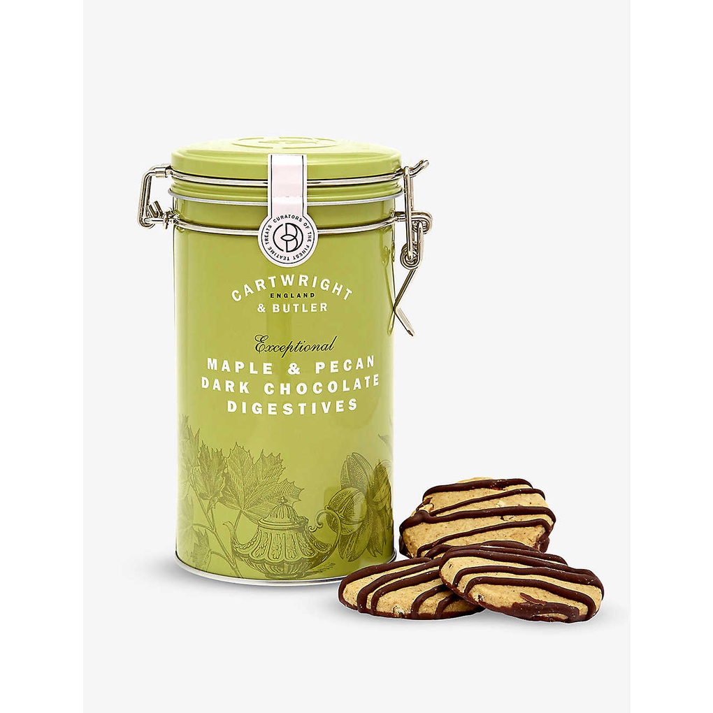 CARTWRIGHT & BUTLER Dark chocolate, maple and pecan digestive biscuits ...