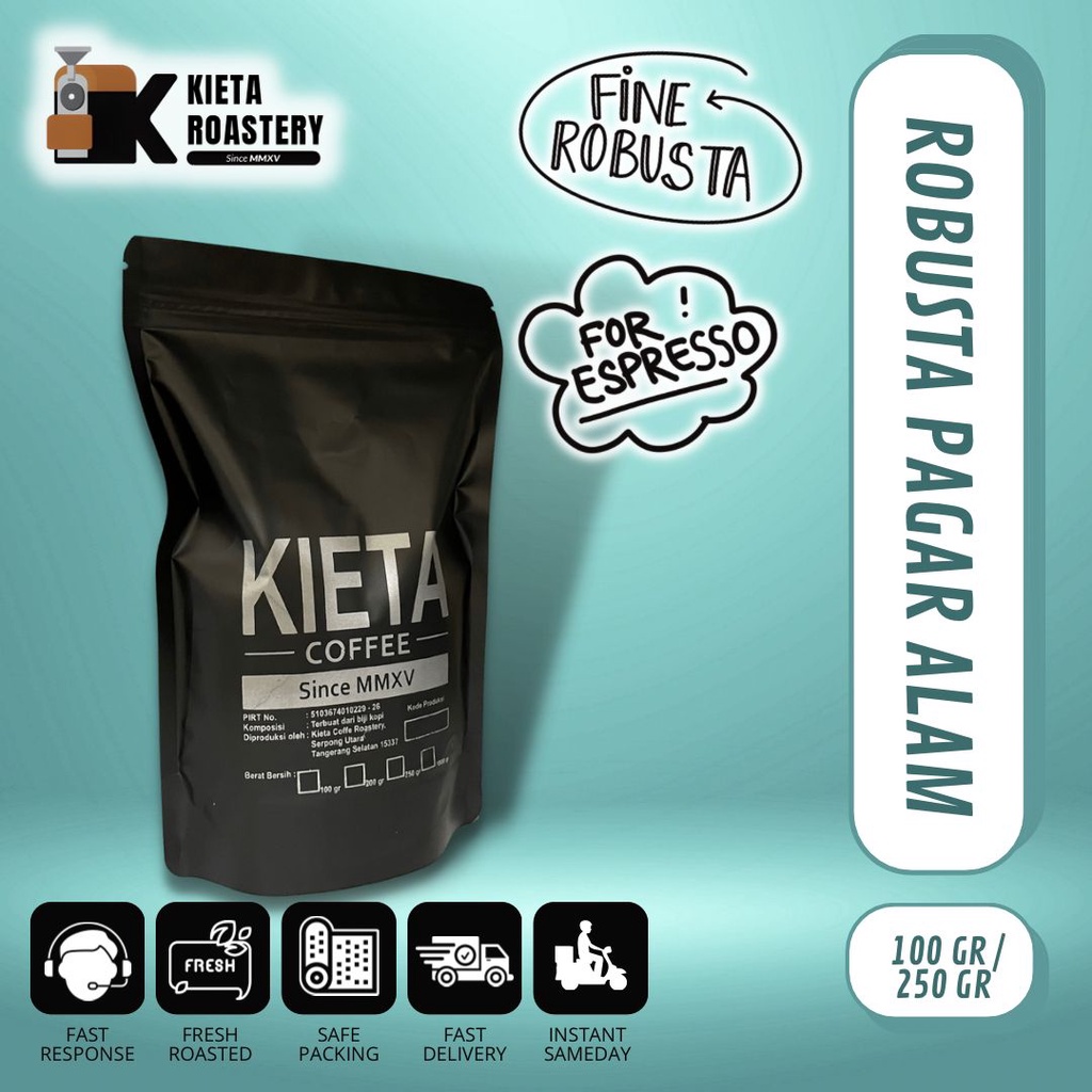 Fine Robusta Coffee Natural Fence 250gr (Beans / Powder) | Shopee Singapore