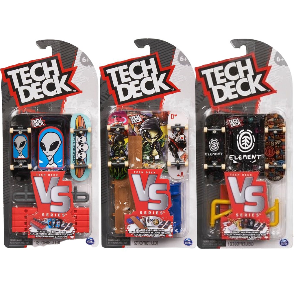Tech Deck - VS Series - Alien Workshop / DGK / Element / Blind / Santa ...