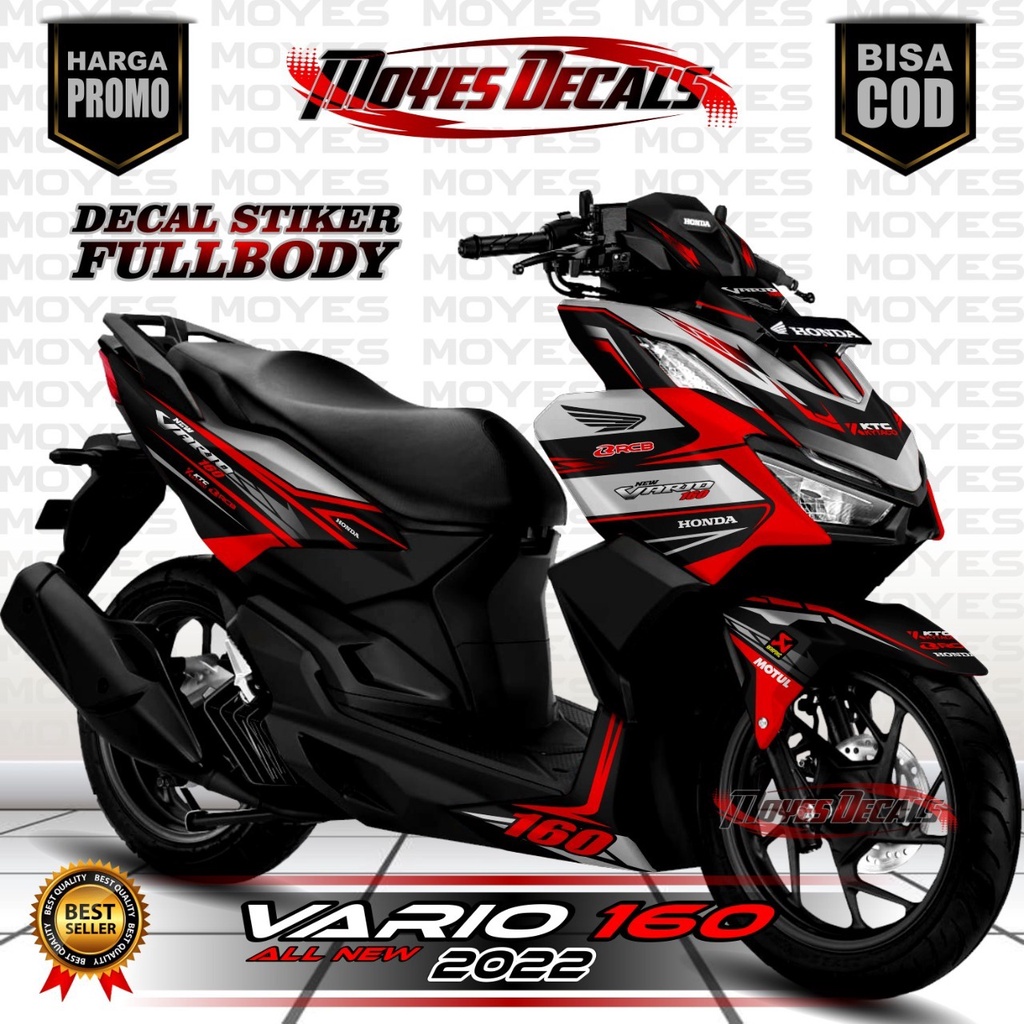 Decal Vario 160 Sticker Fullbody All New Vario 160 Sticker Decal Racing ...