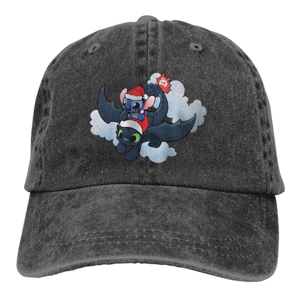 Retro Hip Hop Stitch And Toothless How To Train Your Dragon Snapback ...