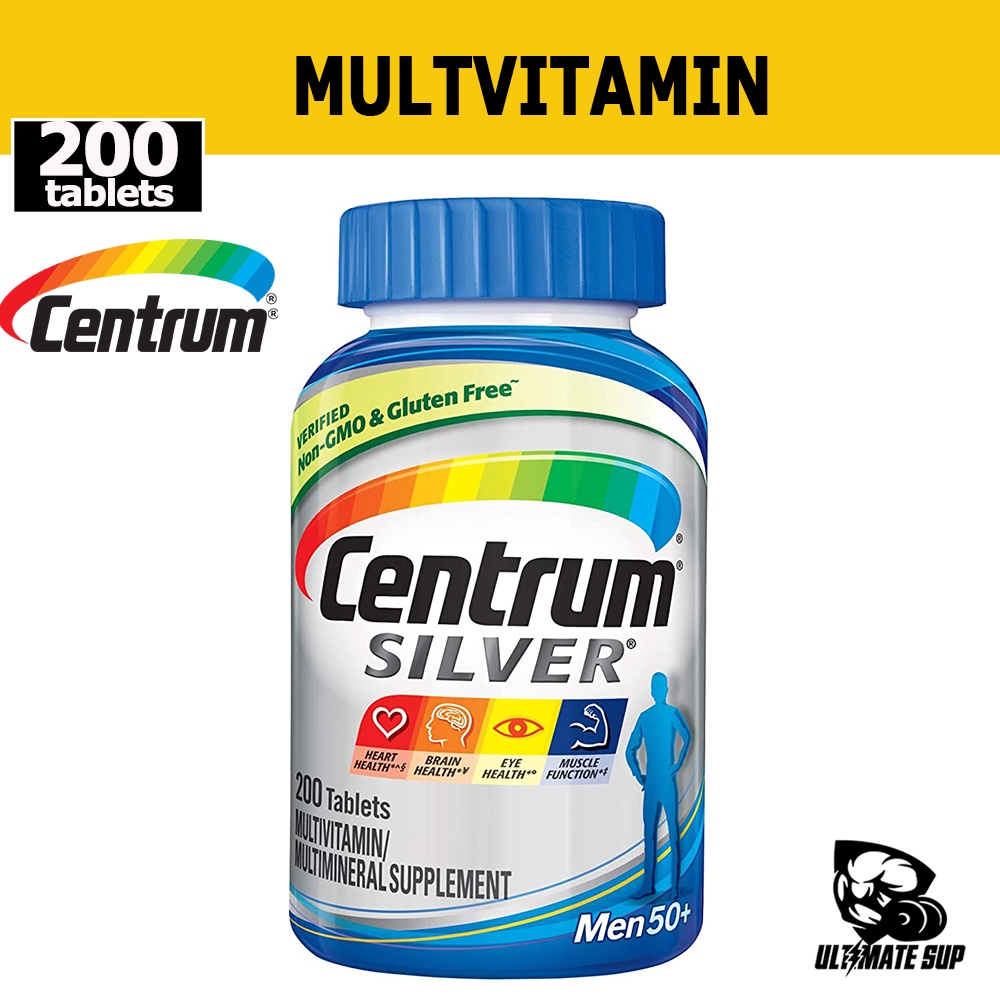 Centrum Silver, Multivitamin for Men 50 Plus, Multivitamin ...
