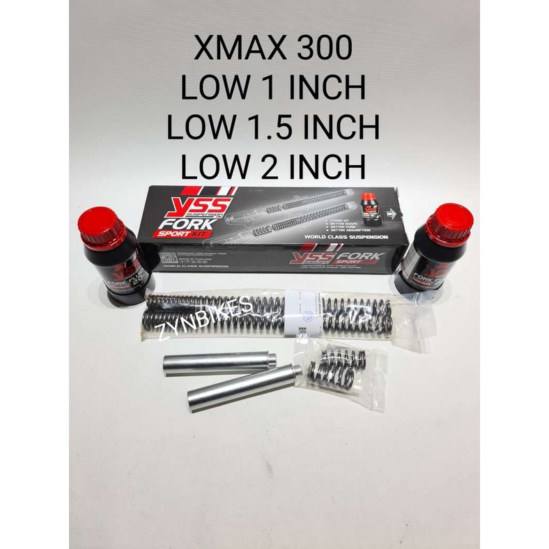 YSS SPORT KIT LOWERING FORK SPRING YAMAHA XMAX 300 | Shopee Singapore