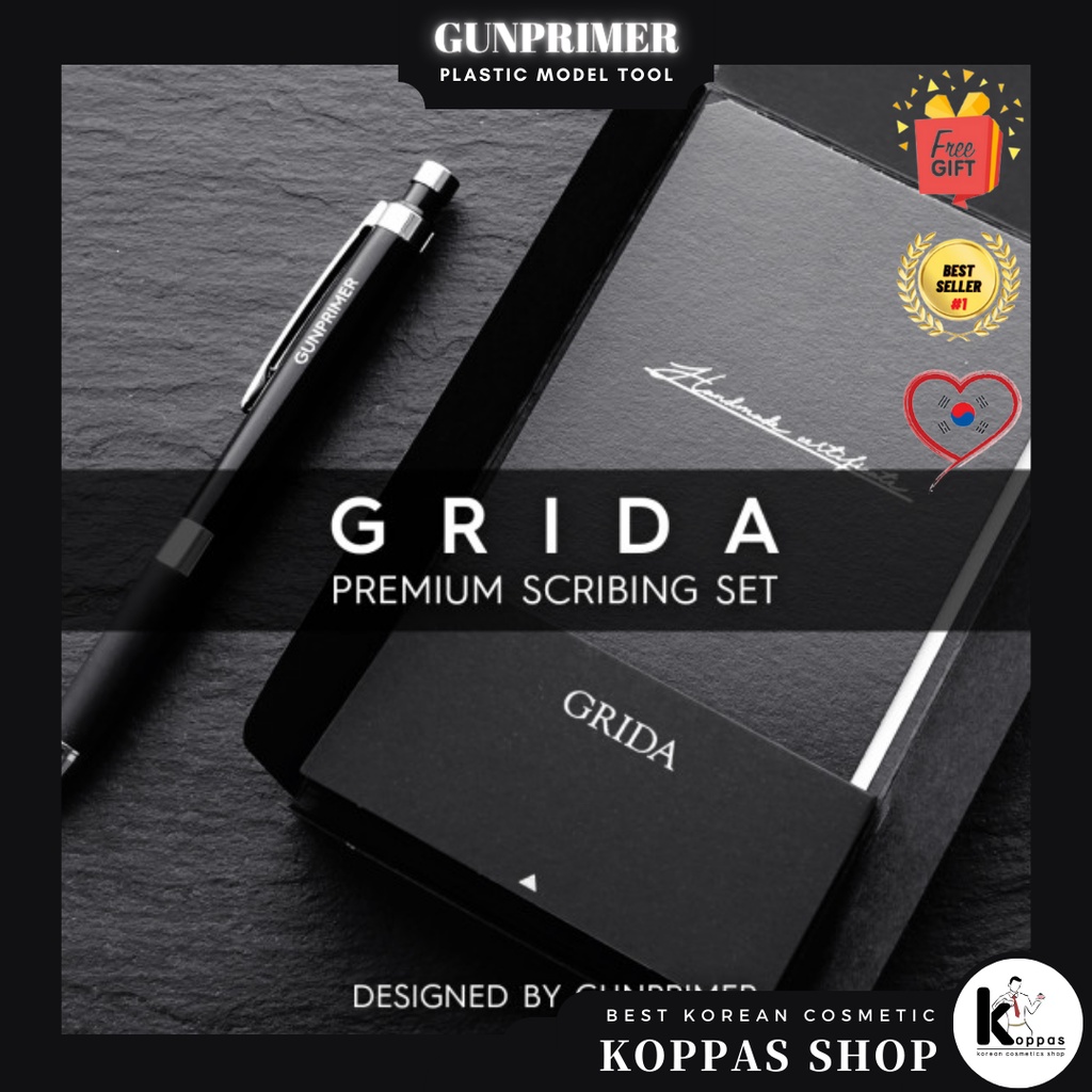 Ready to ship! [GUNPRIMER] Grida - Premium Scribing Set GRIDA 2.0 ...
