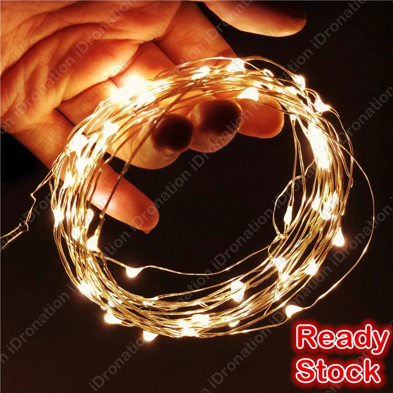 【Copper-Battery】1M 2M 5M 10M Mini Copper Wire String Fairy Light LED Strings Lights LED Party ...