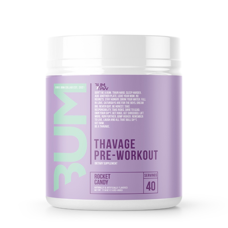 RAW Nutrition x CBUM Thavage Preworkout 40 Servings | Shopee Singapore