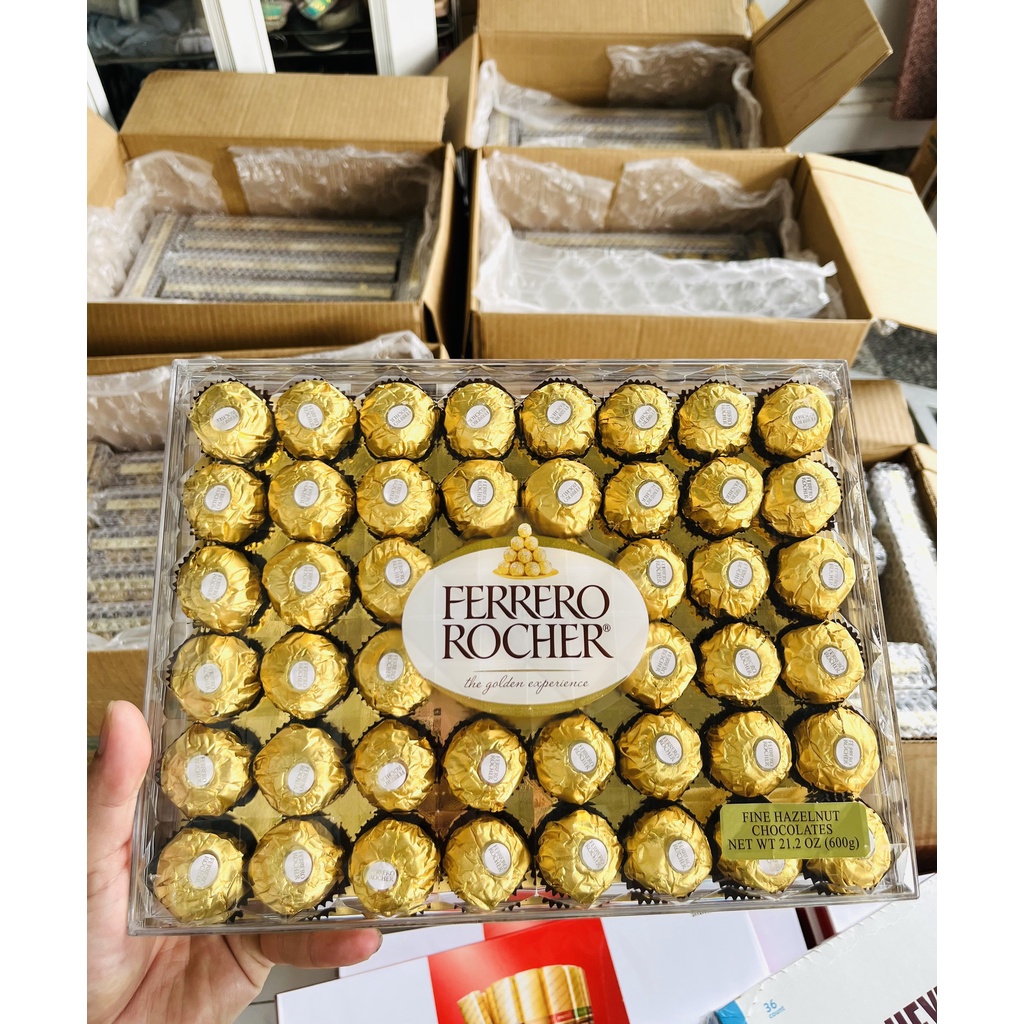 Ferrero Rocher Chocolate Candy 48 pieces 600g | Shopee Singapore