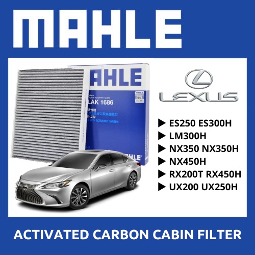 MAHLE Aircon/Cabin Filter - Lexus ES LM NX RX UX & Toyota Altis Camry C ...