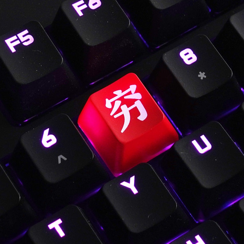 KeycapPersonalized translucent keycap Mechanical keyboard replaces the ...