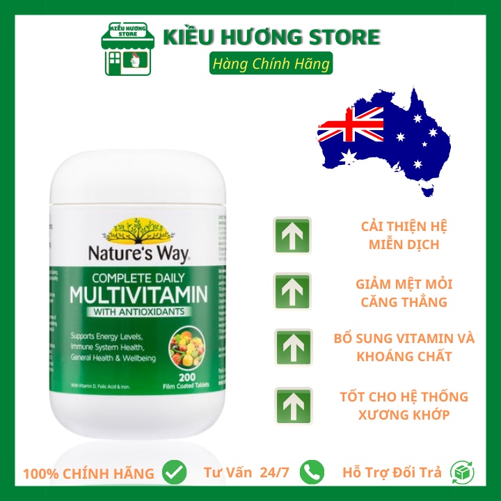 Australian Multivitamin - Nature’s Way Complete Daily Multivitamin 200 ...