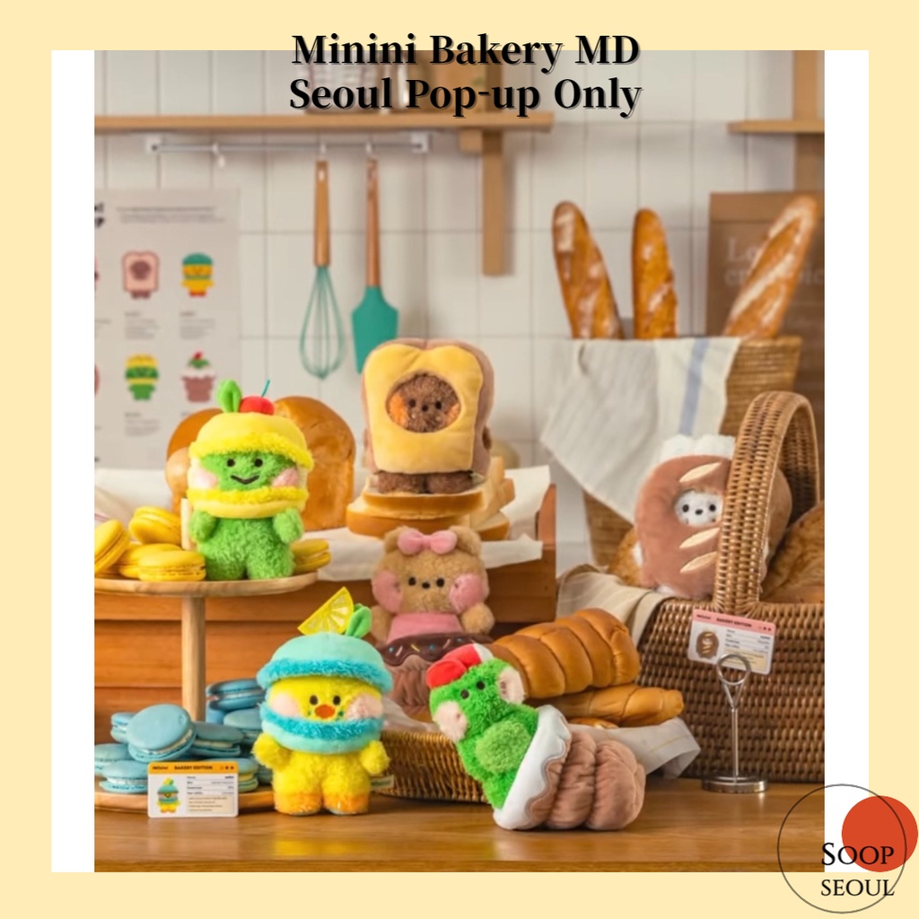 LINE New Minini Bakery MD : Seoul pop-up only / lenini bnini conini ...