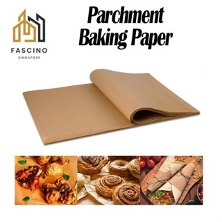 【SG】100 Sheets Parchment Baking Paper Non-Stick Precut Perfect for ...