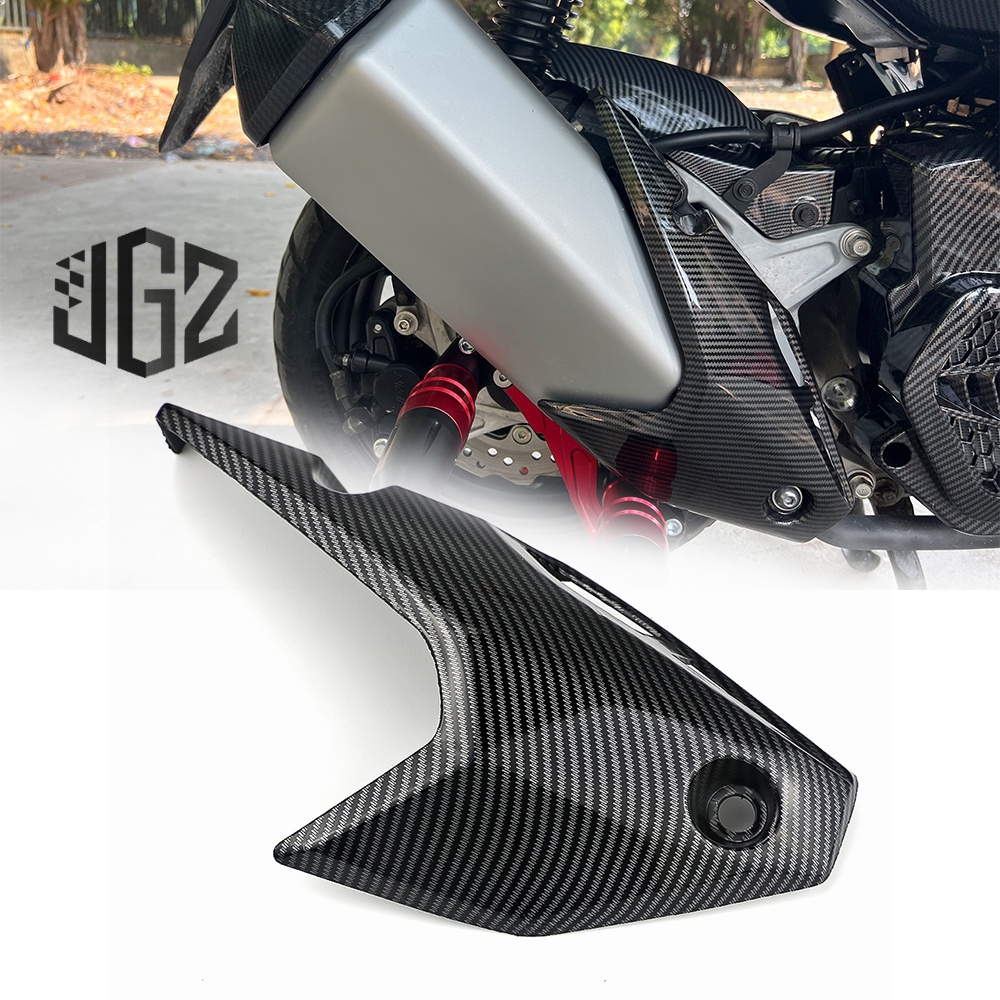 For Honda ADV150 ADV 150 ADV160 2019-2022 Motorcycle Muffler Protector Carbon Fiber Exhaust Pipe ...