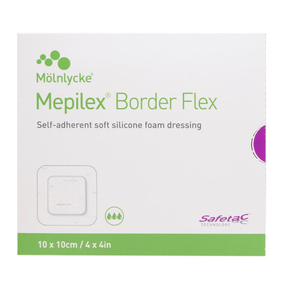 (1 PIECE) Mepilex Border Flex Dressing (2 sizes!) 7.5 x 7.5cm | 10 x ...