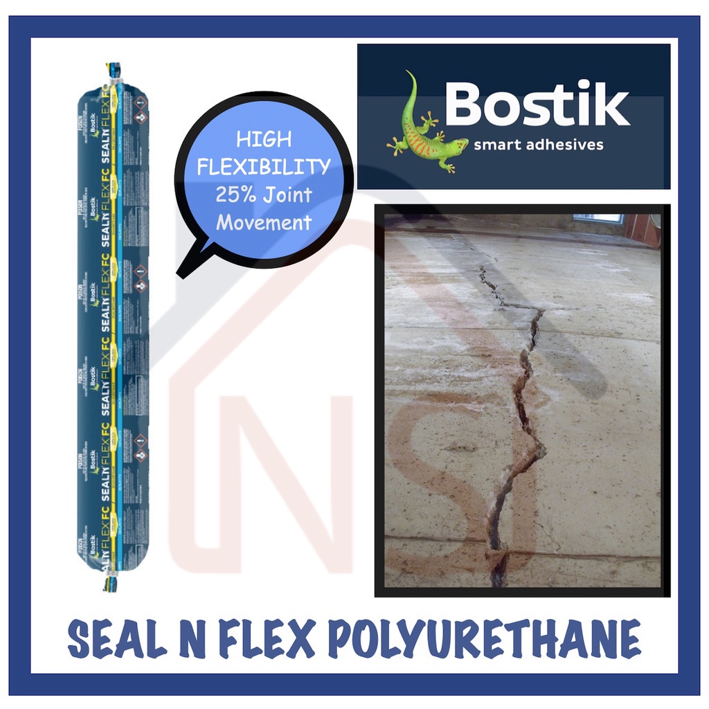 BOSTIK Flex N Seal FC Polyurethane Sealant 600ml Sausage Type (MADE IN AUSTRALIA) | Shopee Singapore