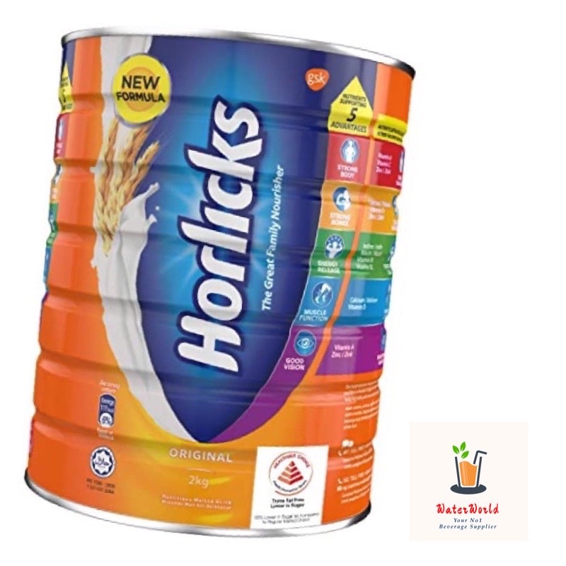 Horlicks Nutritious Malted Drink 2kg Tin | Shopee Singapore