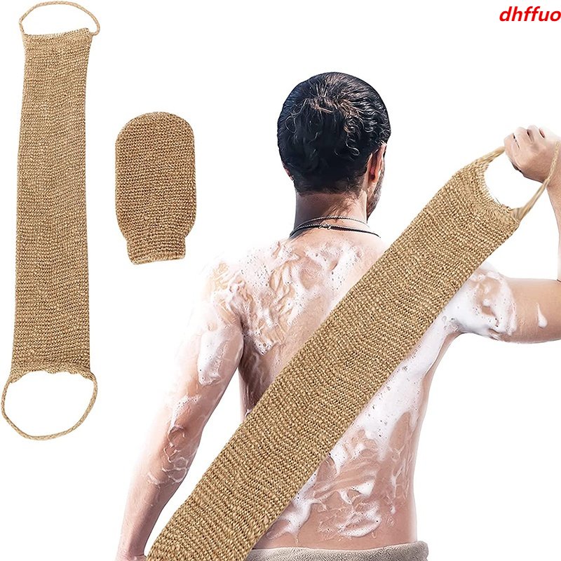 1pcs Exfoliating Natural Sisal Back Strap Bath Shower Body Sponge ...