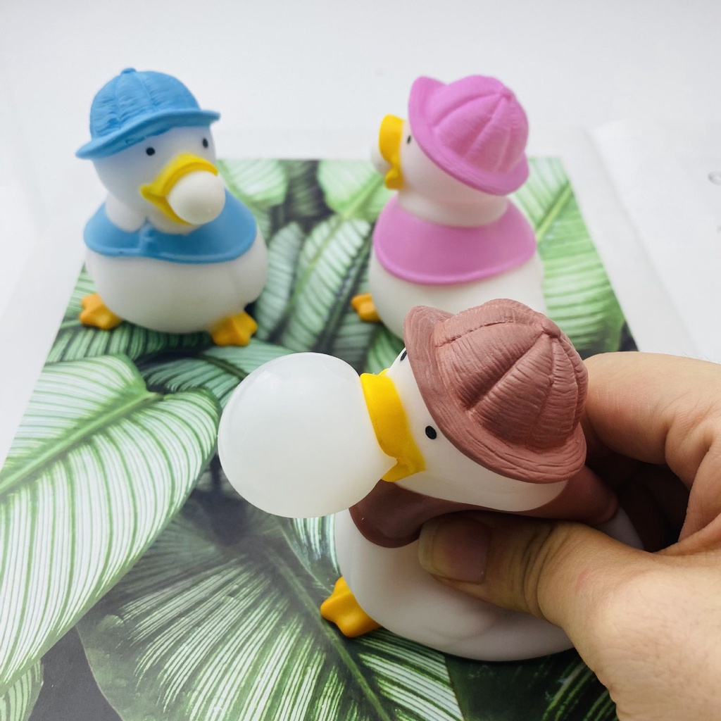 Spit Bubble Pop It Squishy Toys Silicone Rubber Characters/Duck Toys ...