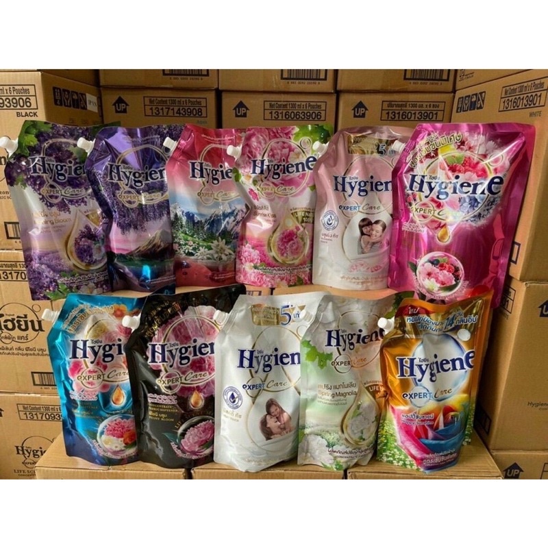 Hygiene Super Fragrant Fabric Softener Bag Thailand Concentrated 1150ml ...