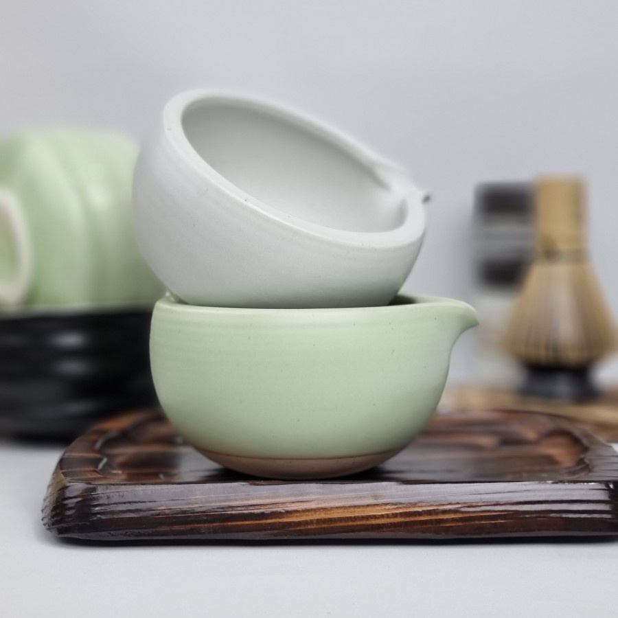Zencha - ChaWan Matcha Bowl With Spout - Matcha Bowl With Lips | Shopee ...