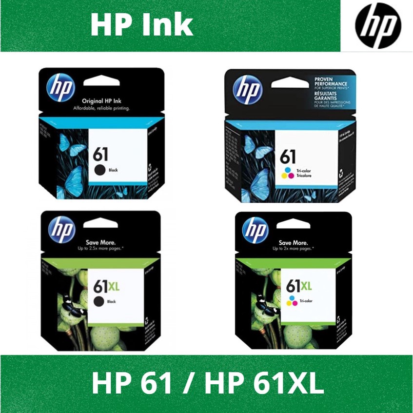 HP 61 / HP 61XL Black Tri-color Ink Cartridge | Shopee Singapore