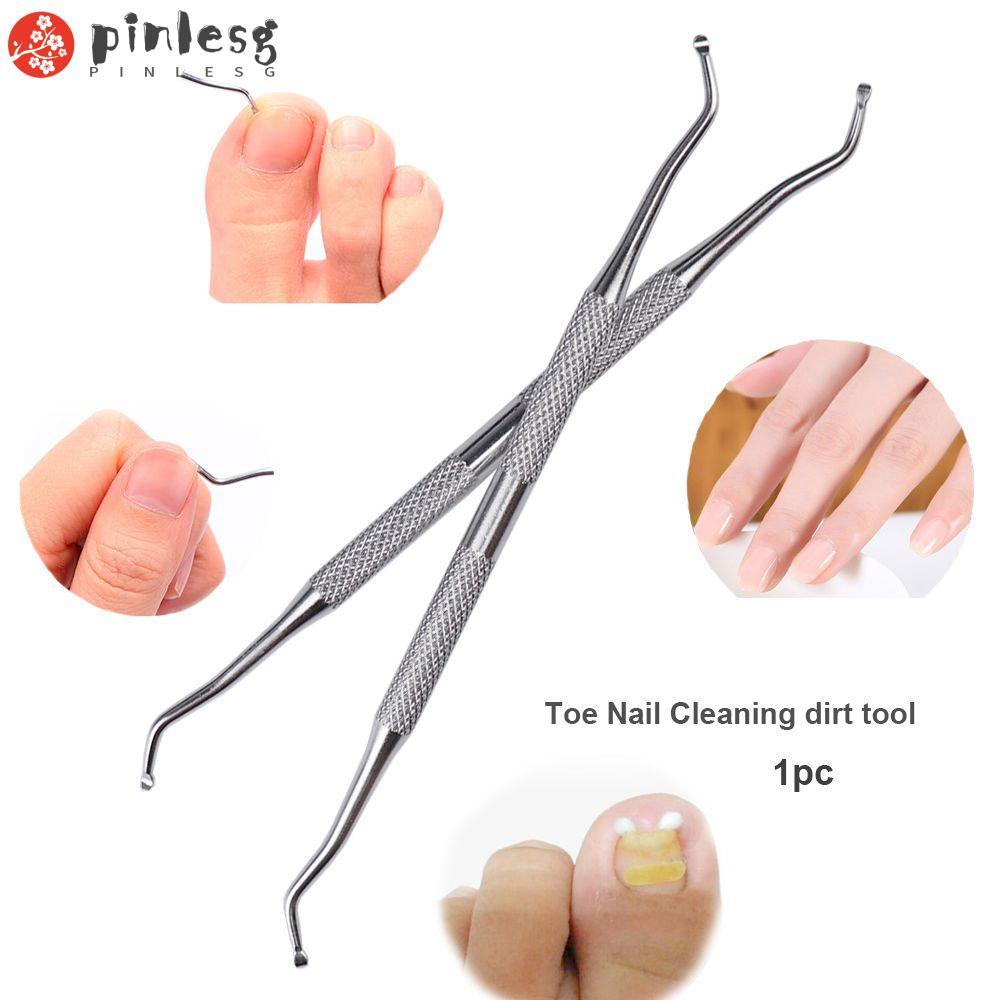 PINLESG Useful Pedicure tool Double head Manicure kit Toe Nail Lifter ...