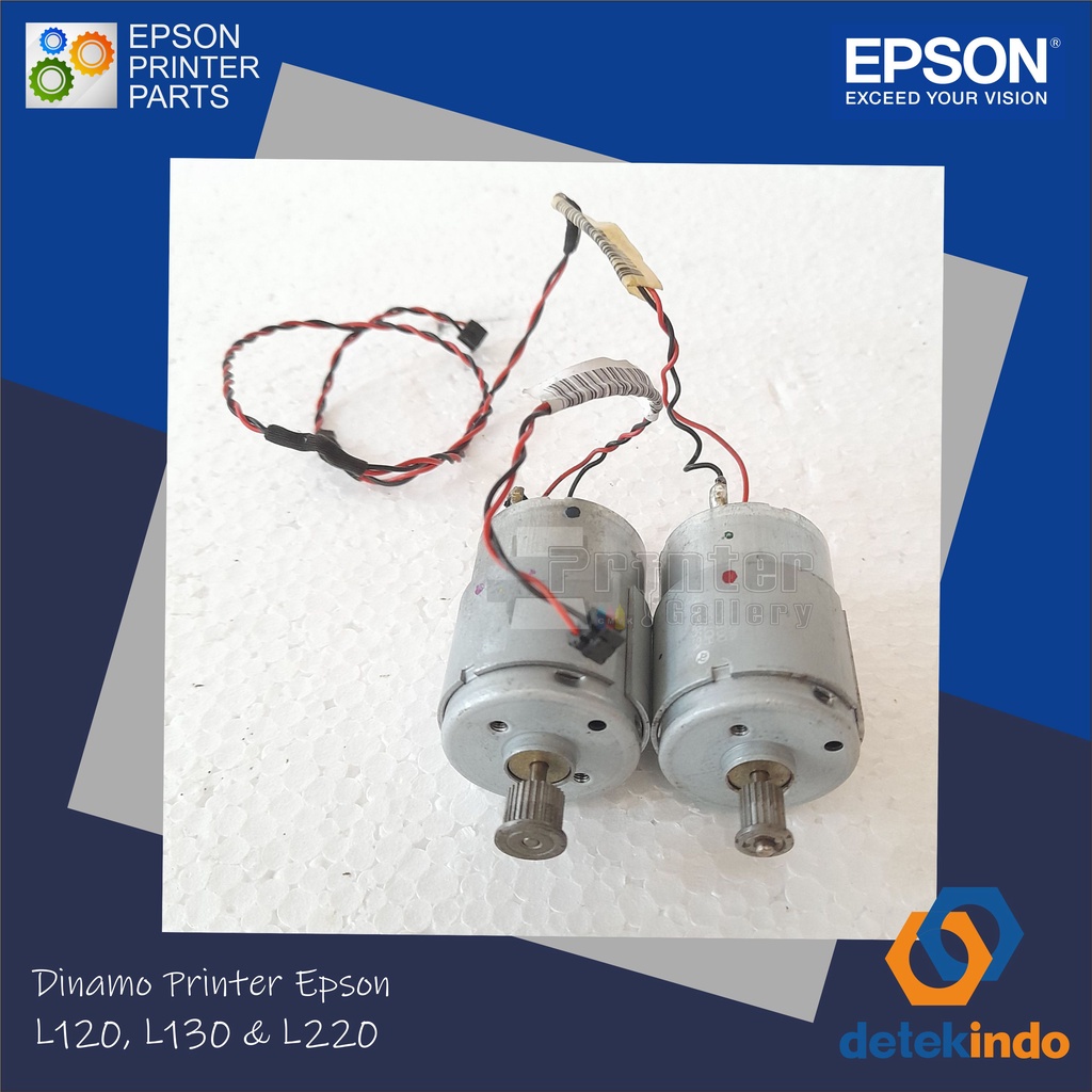 Dynamo CR Motor (Top) + PF Motor (Bottom) Epson L120 L130 L220 Printer ...